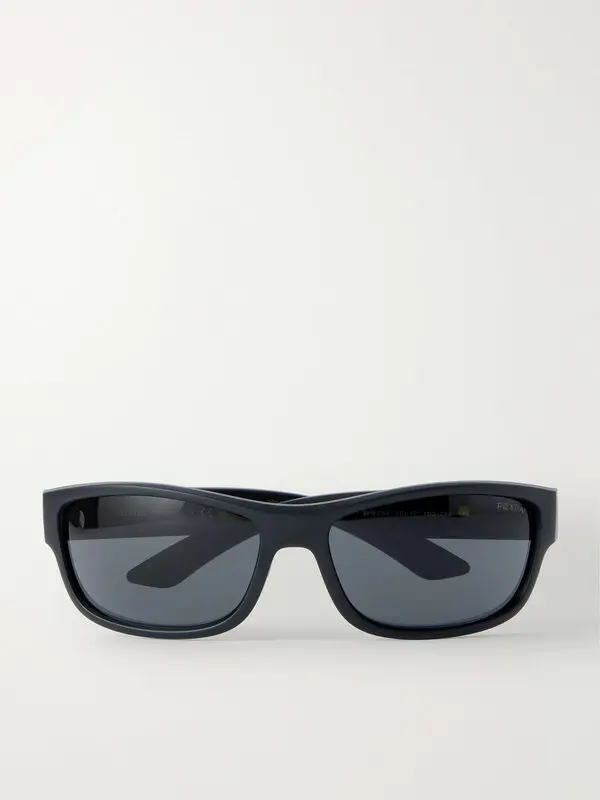 Prada D-frame Acetate Sunglasses - Black