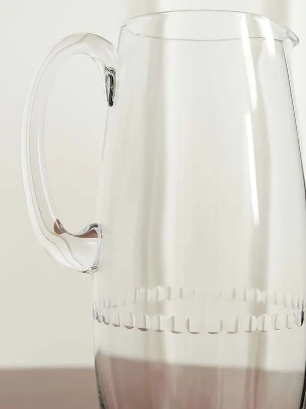 Christofle Perles Lead-free Crystal Water Pitcher