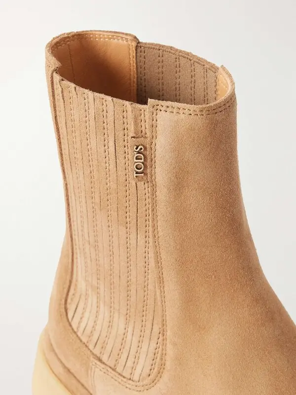 TOD'S Gomma 30 Suede Ankle Boots