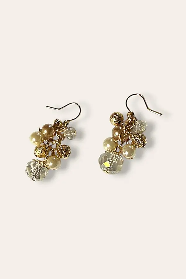 AFTERLIFE BOUTIQUE Y2k Tone Glass Bead Earrings Selected Afterlife