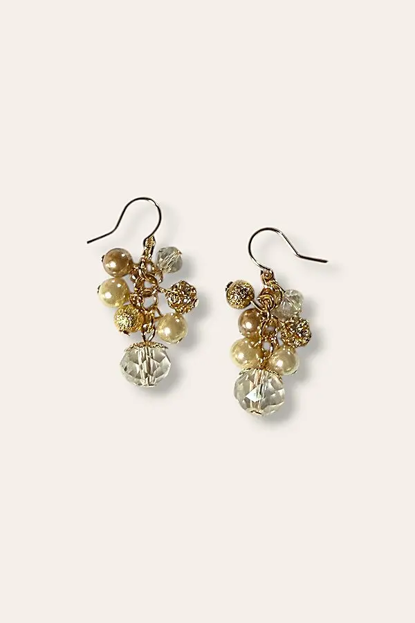 AFTERLIFE BOUTIQUE Y2k Tone Glass Bead Earrings Selected Afterlife