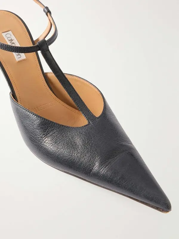 Calvin Klein Erin 75 Leather Pumps