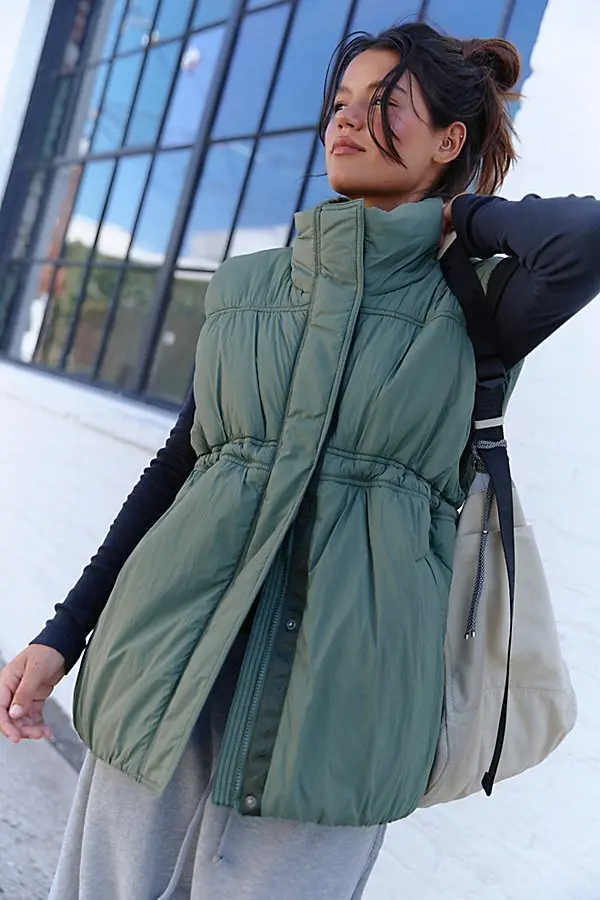 Free People Daydream Puffer Vest - Terrain