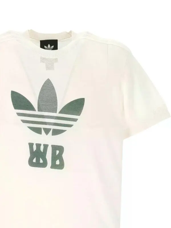 Adidas X Wales Bonner Logo-print Knitted T-shirt