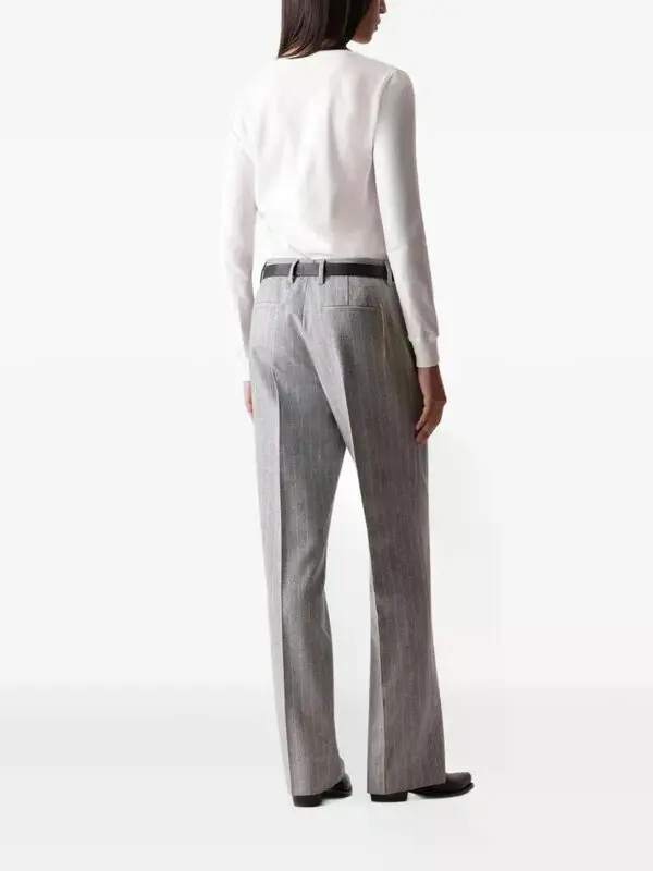 FORTELA Justine Pinstripe-pattern Wool Trousers