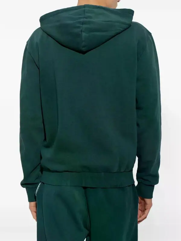 Moschino Logo-tape Zip-up Hoodie