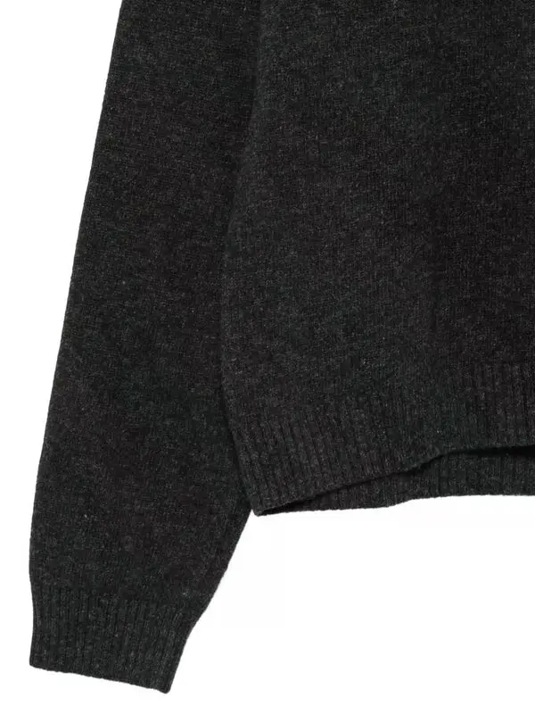 STOCKHOLM SURFBOARD CLUB Logo-print Crew-neck Sweater - Grey