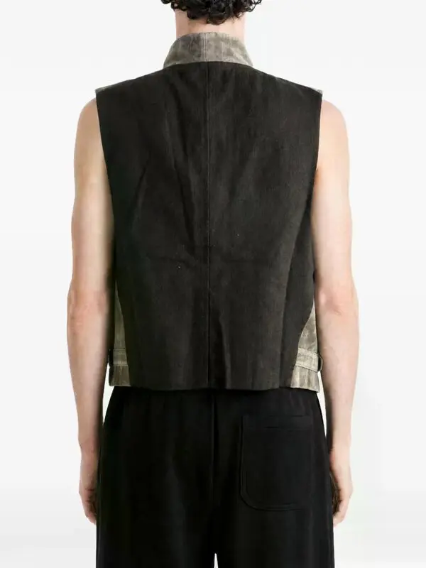ZIGGY CHEN Layered Buckled Waistcoat