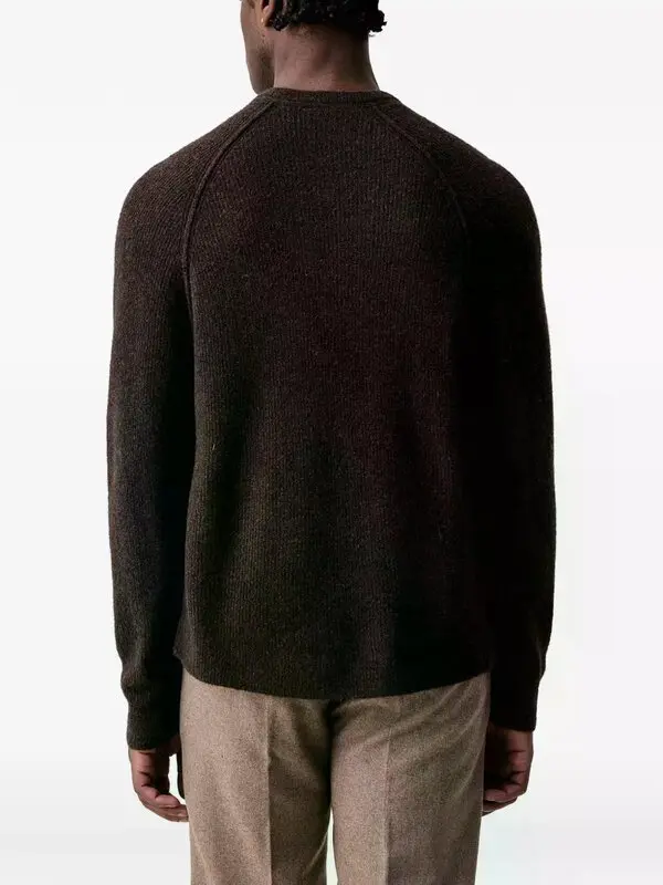 American Vintage Damsville Raglan-sleeve Ribbed-knit Sweater