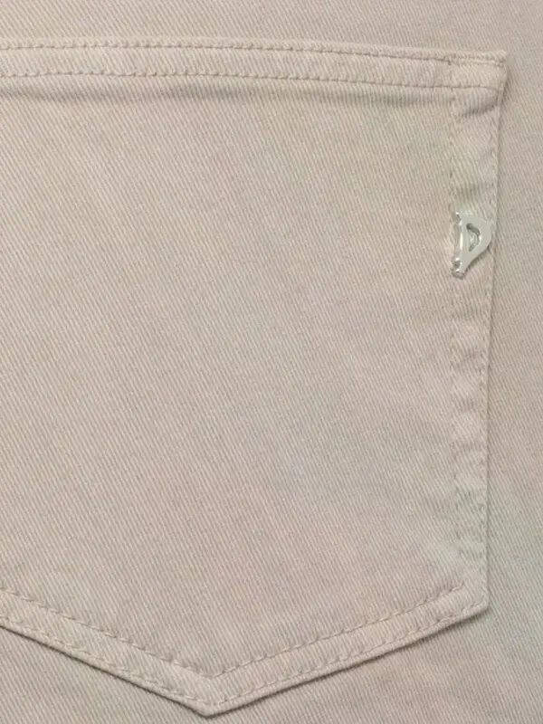 DONDUP Logo-plaque Tapered Trousers