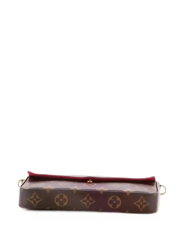 LOUIS VUITTON Felicie Pochette Monogram Canvas Crossbody Bag