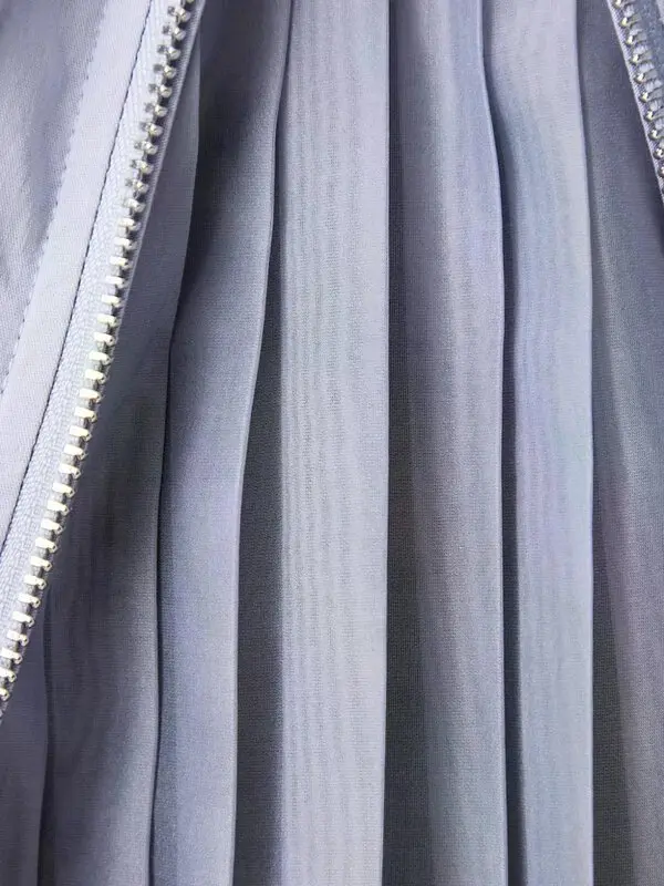 Sisley Side-zip Pleated-back Shirt