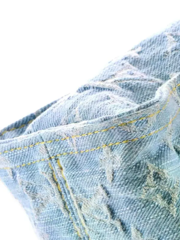 LOUIS VUITTON Let Go Monogram Denim Pm Tote Bag
