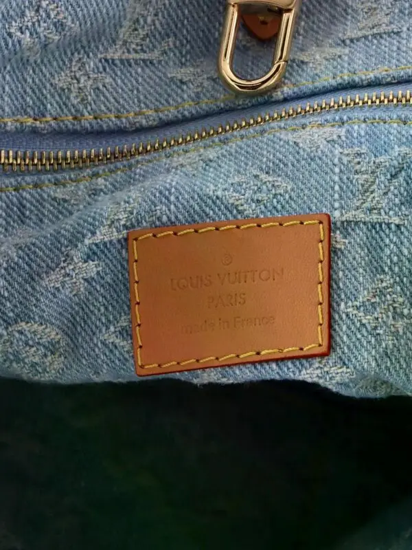 LOUIS VUITTON Let Go Monogram Denim Pm Tote Bag