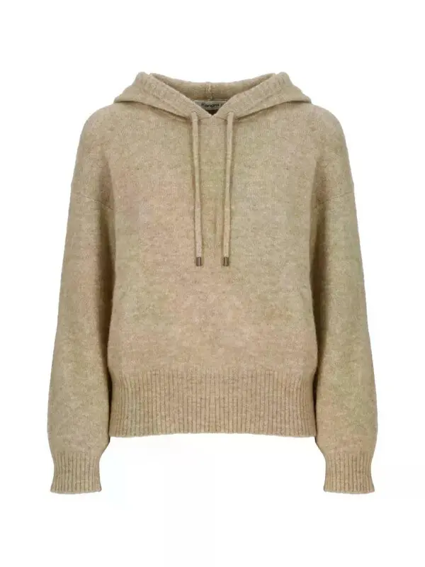 KANGRA Drawstring Knit Hoodie