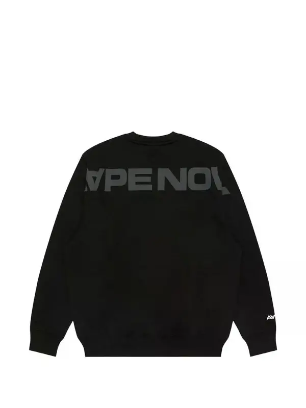 AAPE BY *A BATHING APE Aapenow Moonface Logo-print Sweatshirt