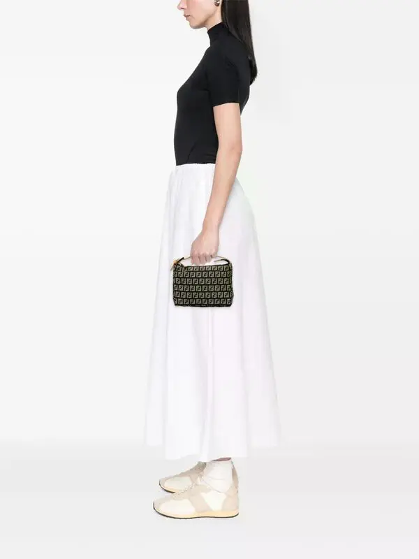 Fendi 2000-2010 Zucchino Canvas Handbag