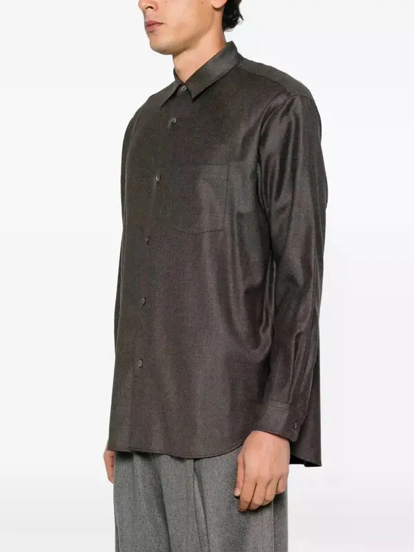 SSSTEIN Chest-pocket Long-sleeve Shirt