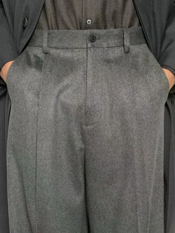 SSSTEIN Pleated Wide-leg Trousers