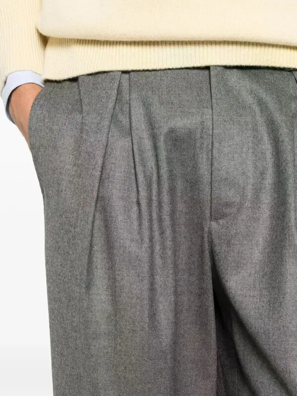 SSSTEIN Pleated Wide-leg Trousers