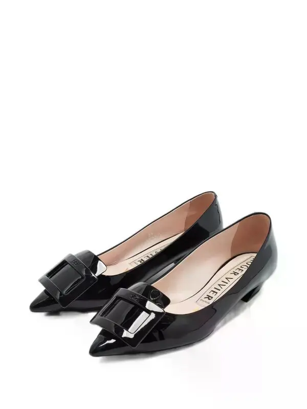 ROGER VIVIER Gommettine Patent Leather Pumps