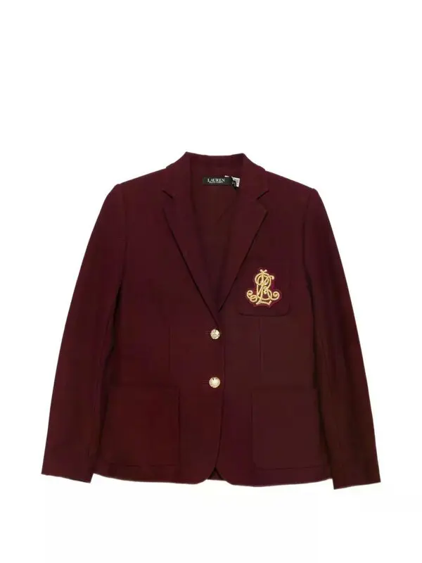 Ralph Lauren Logo-patch Button-up Blazer