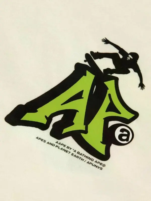 AAPE BY *A BATHING APE Ap/unvs Graffiti-print T-shirt
