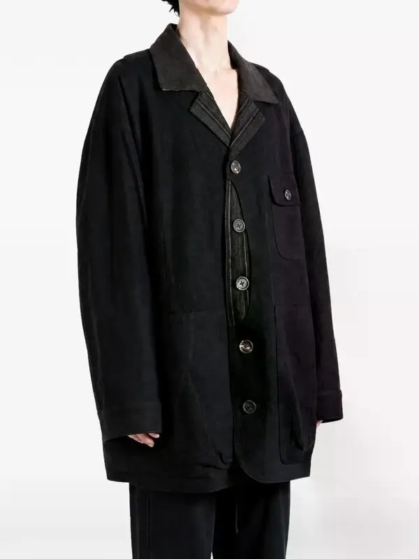 ZIGGY CHEN Layered-detail Button-up Jacket