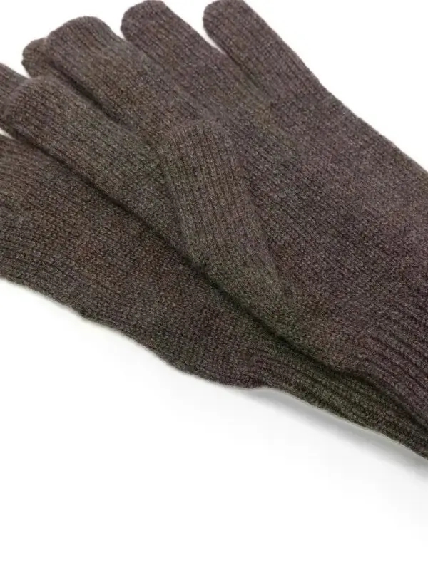 Brunello Cucinelli Ribbed-knit Gloves