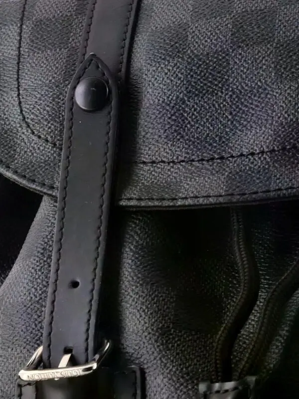 LOUIS VUITTON Christopher Damier Graphite Pm Backpack - Black