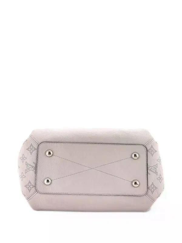 LOUIS VUITTON Haumea Handbag Mahina Leather Satchel