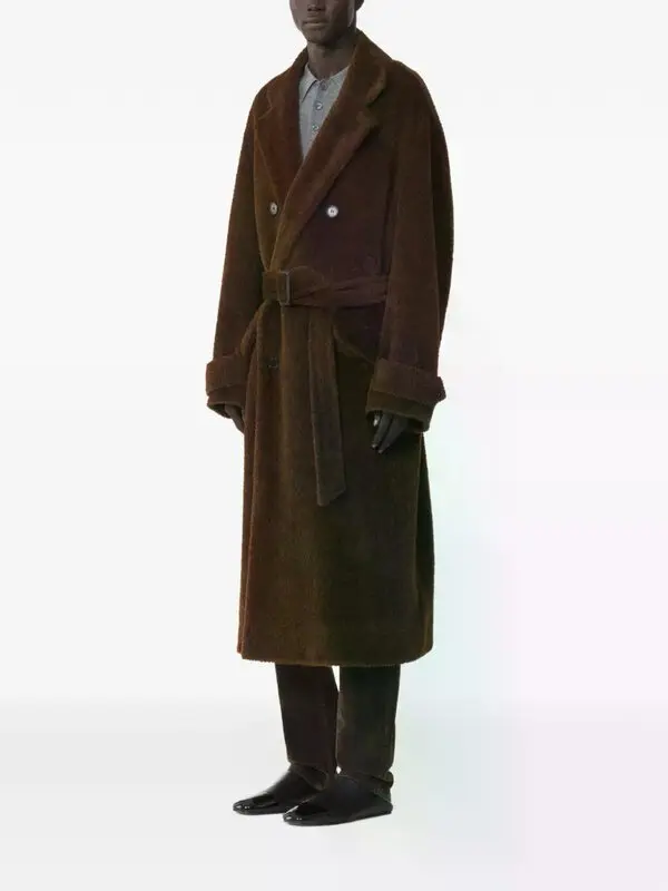 LANVIN Loose-fit Trench Coat In Alpaca Wool