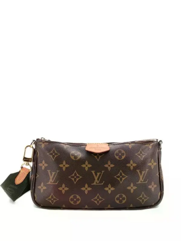 LOUIS VUITTON Multi Pochette Accessoires Monogram Canvas Crossbody Bag - Brown