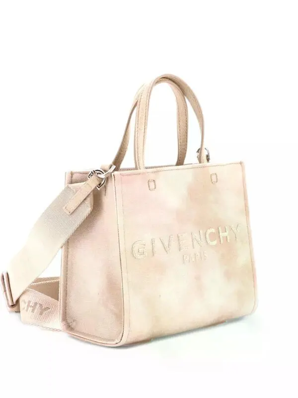 Givenchy G- Canvas Mini Tote Bag - Neutrals