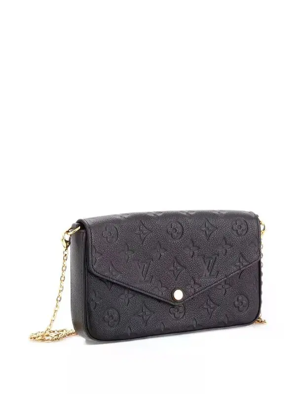 LOUIS VUITTON Felicie Pochette Monogram Empreinte Leather Crossbody Bag