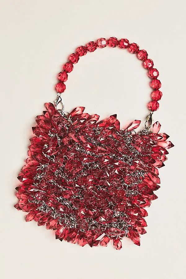 Anthropologie Crystal Mi Pouch Bag