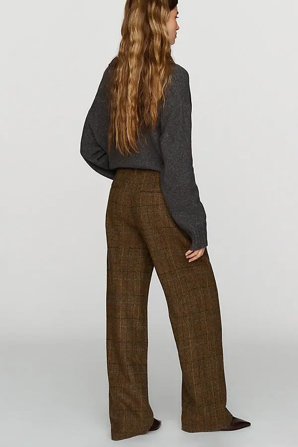 ROWING BLAZERS 1% Wool Plaid Trousers Pants
