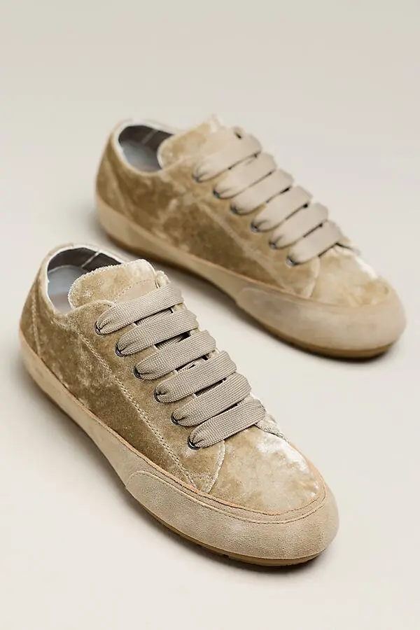 CANDICE COOPER Twist Velvet Suede Sneakers