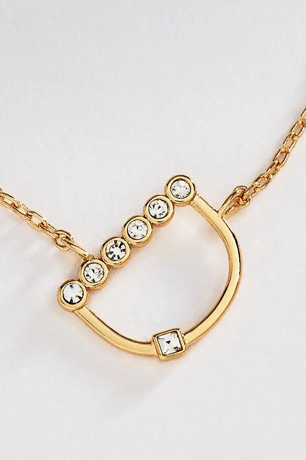 Anthropologie Sidewys Itil Necklce - D