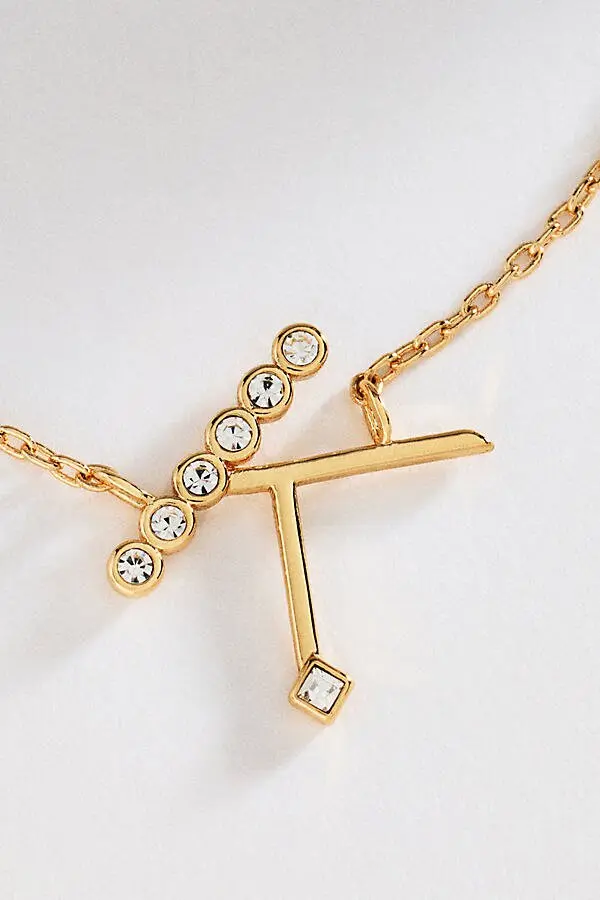 Anthropologie Sidewys Itil Necklce - K