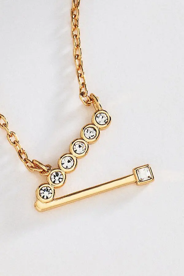 Anthropologie Sidewys Itil Necklce - V