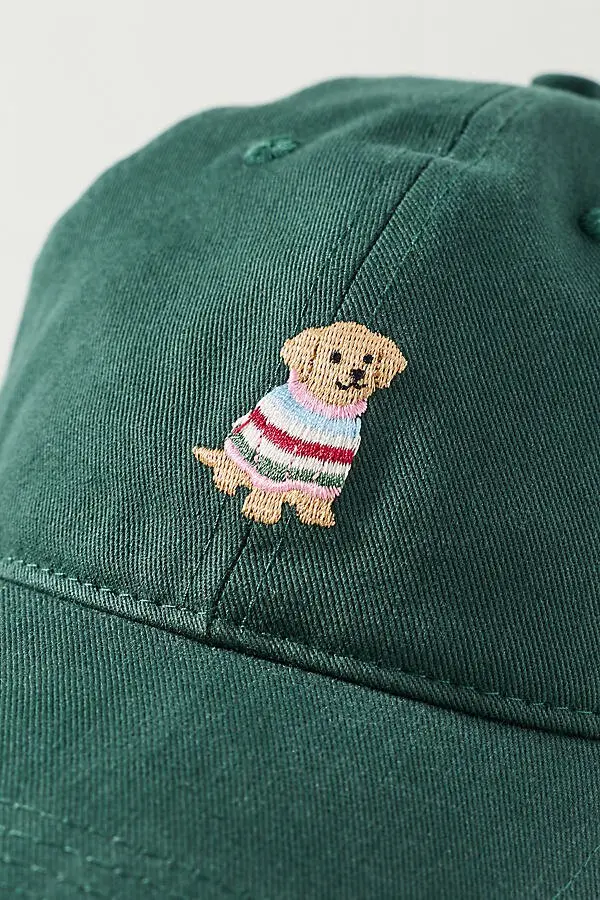 FRASIER STERLING 100% Cotton Holiday Icon Baseball Cap - Green
