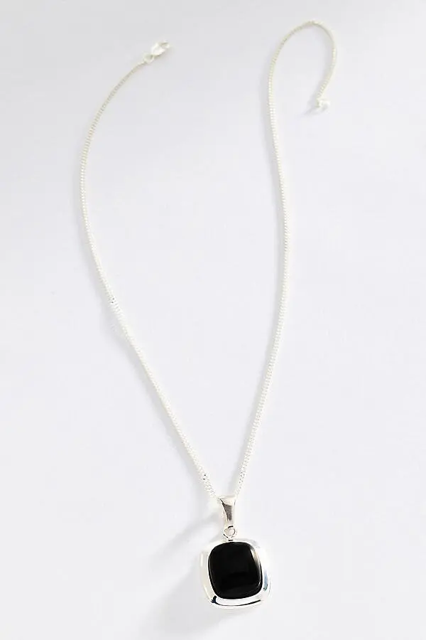 MASLO Brume Pendant Necklace - Silver