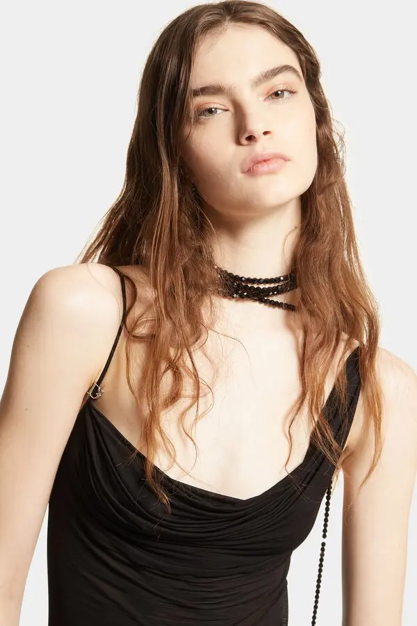 Dsquared2 See-through Jersey Dress