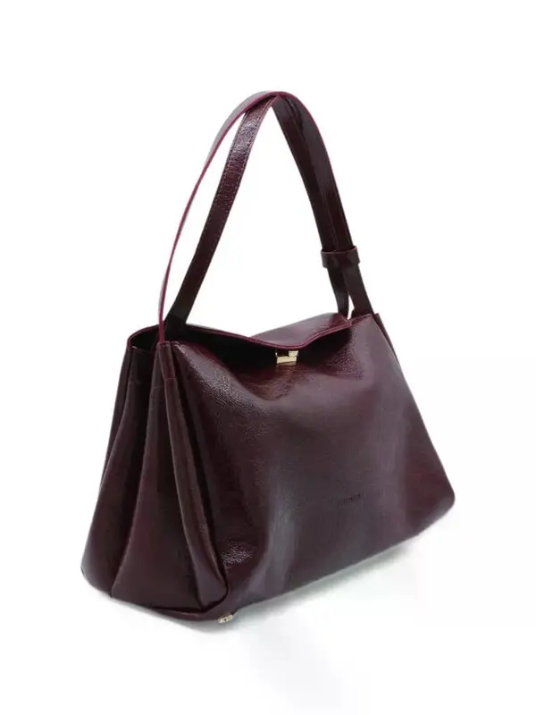 THEMOIRE Crinkled-finish Shoulder Bag - Red
