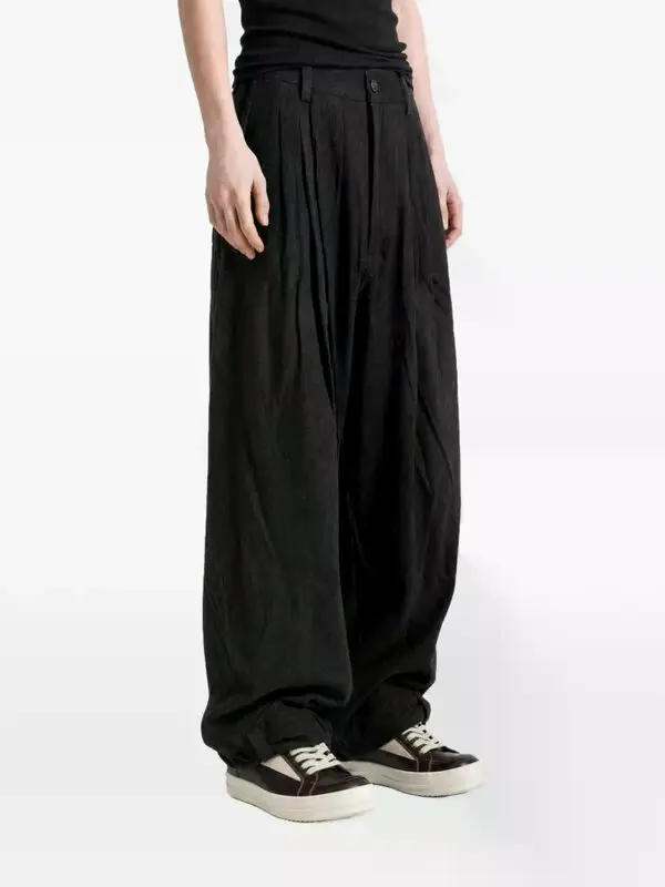 ZIGGY CHEN Pleated Wide-leg Trousers