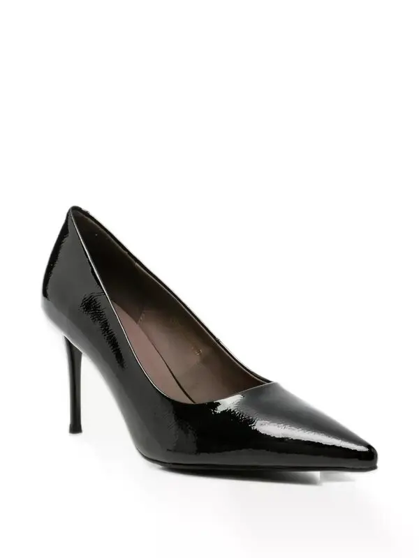 LINDA BAUMANN Patent-finish Pointed-toe Pumps