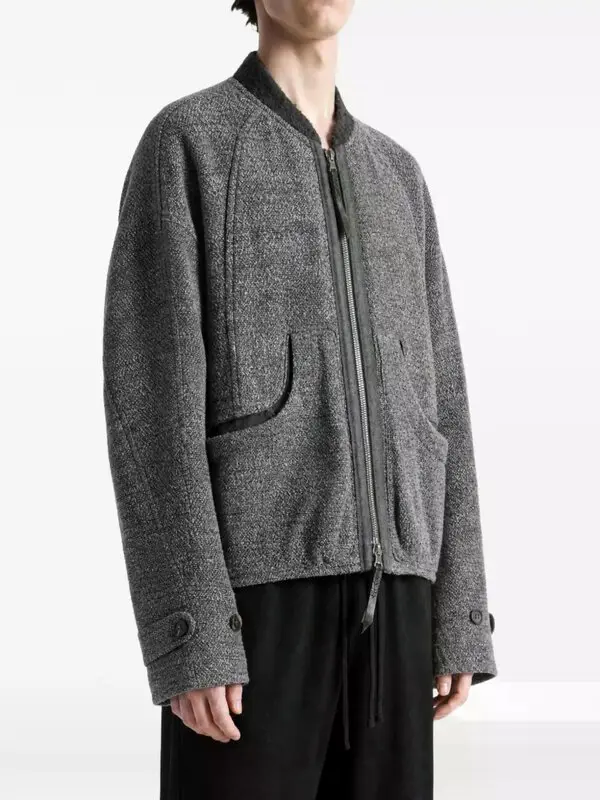 ZIGGY CHEN Zip-up Bomber Jacket