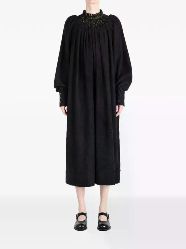 COMMUNS Gathered Midi Dress