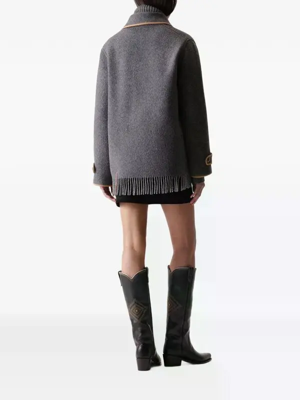 FORTELA Danika Fringed Coat